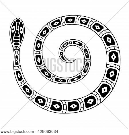 Snake. Aboriginal Art Vector & Photo (Free Trial) | Bigstock