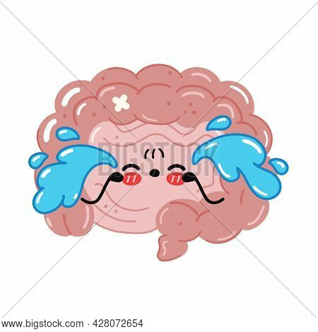 Cute Funny Sad Cry Vector & Photo (Free Trial) | Bigstock