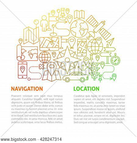 Location Line Vector & Photo (Free Trial) | Bigstock