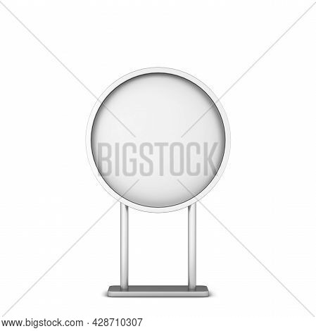 Round Sign On Pole Image & Photo (Free Trial) | Bigstock