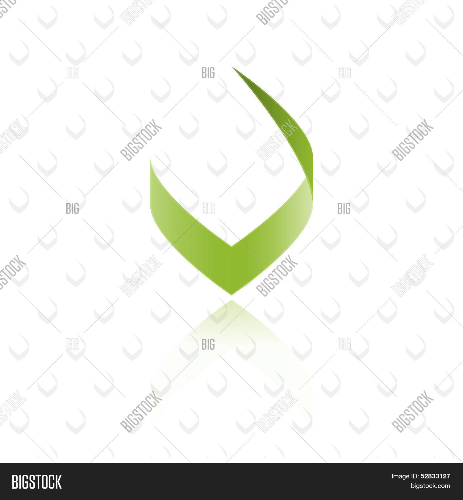 Green Victory Icon Vector & Photo (Free Trial) | Bigstock