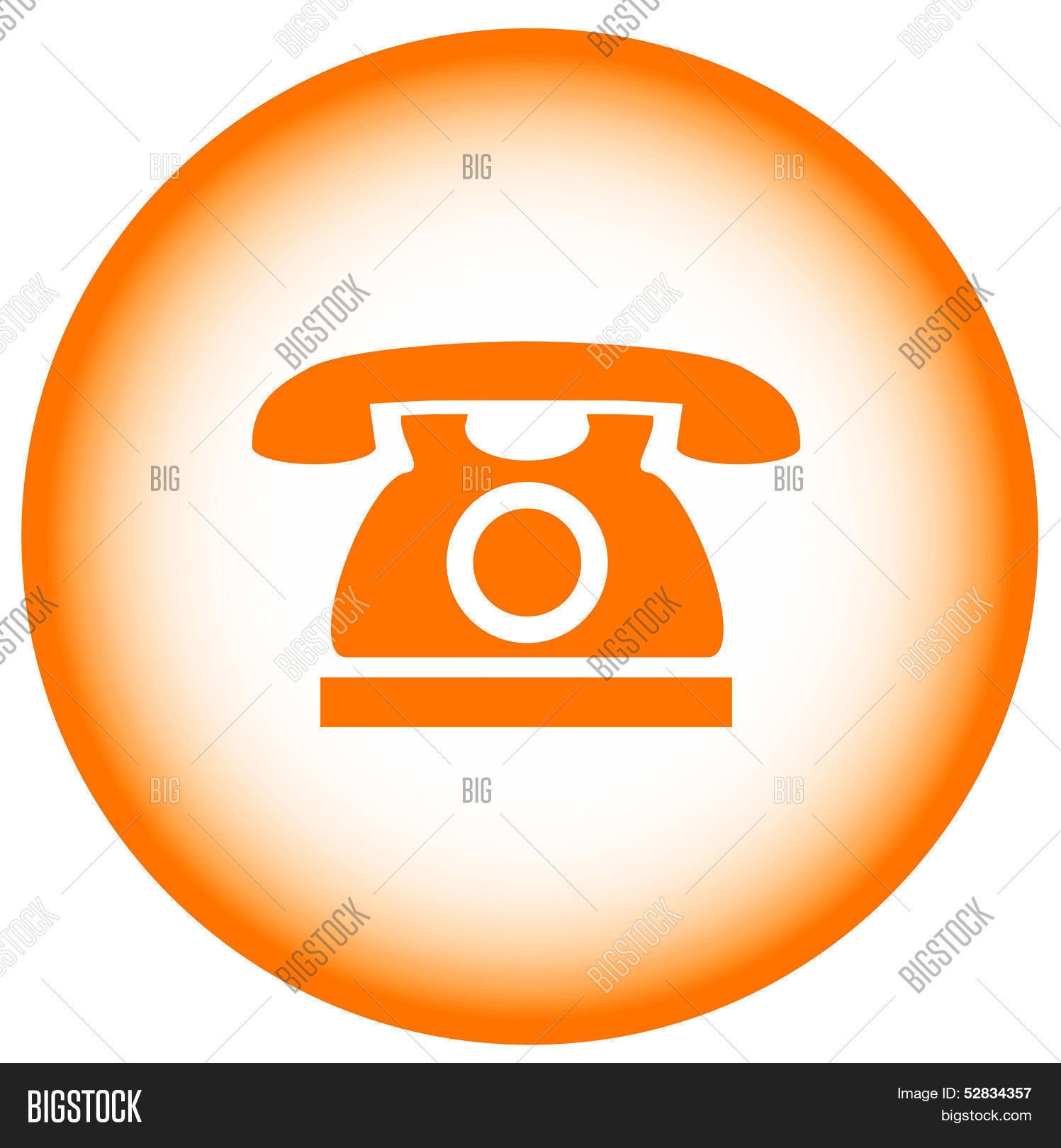 Gold Phone Icon - Vector & Photo (Free Trial) | Bigstock