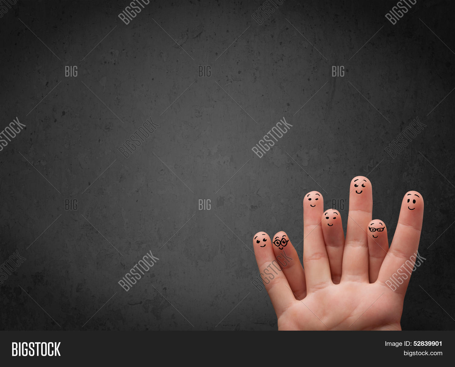 Happy Finger Smileys Image & Photo (Free Trial) | Bigstock