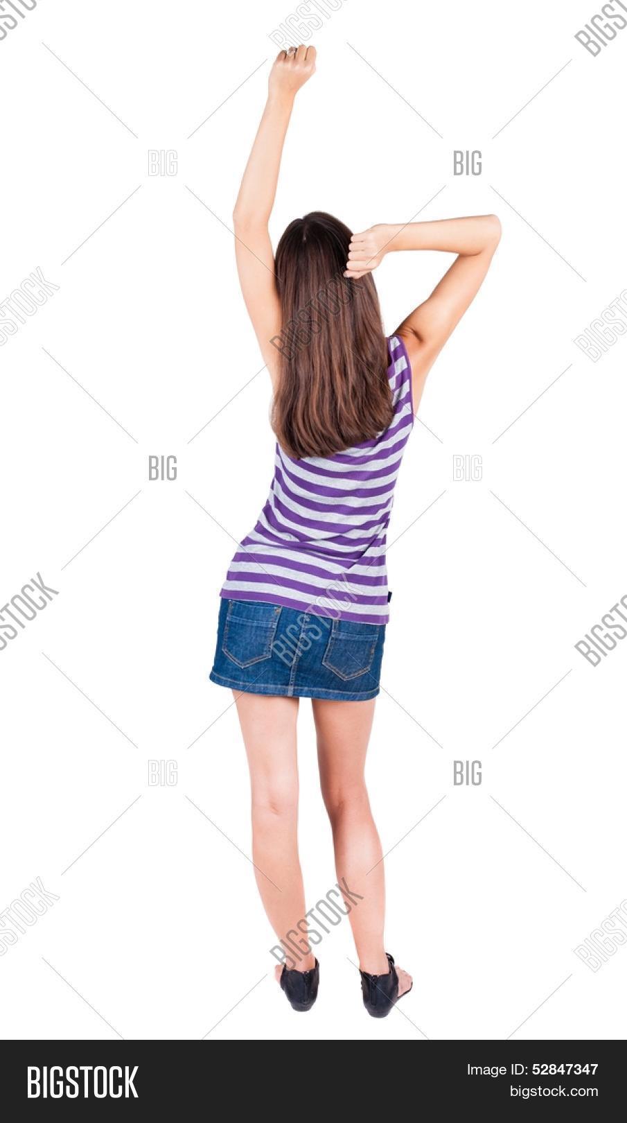 Back View Standing Image & Photo (Free Trial) | Bigstock