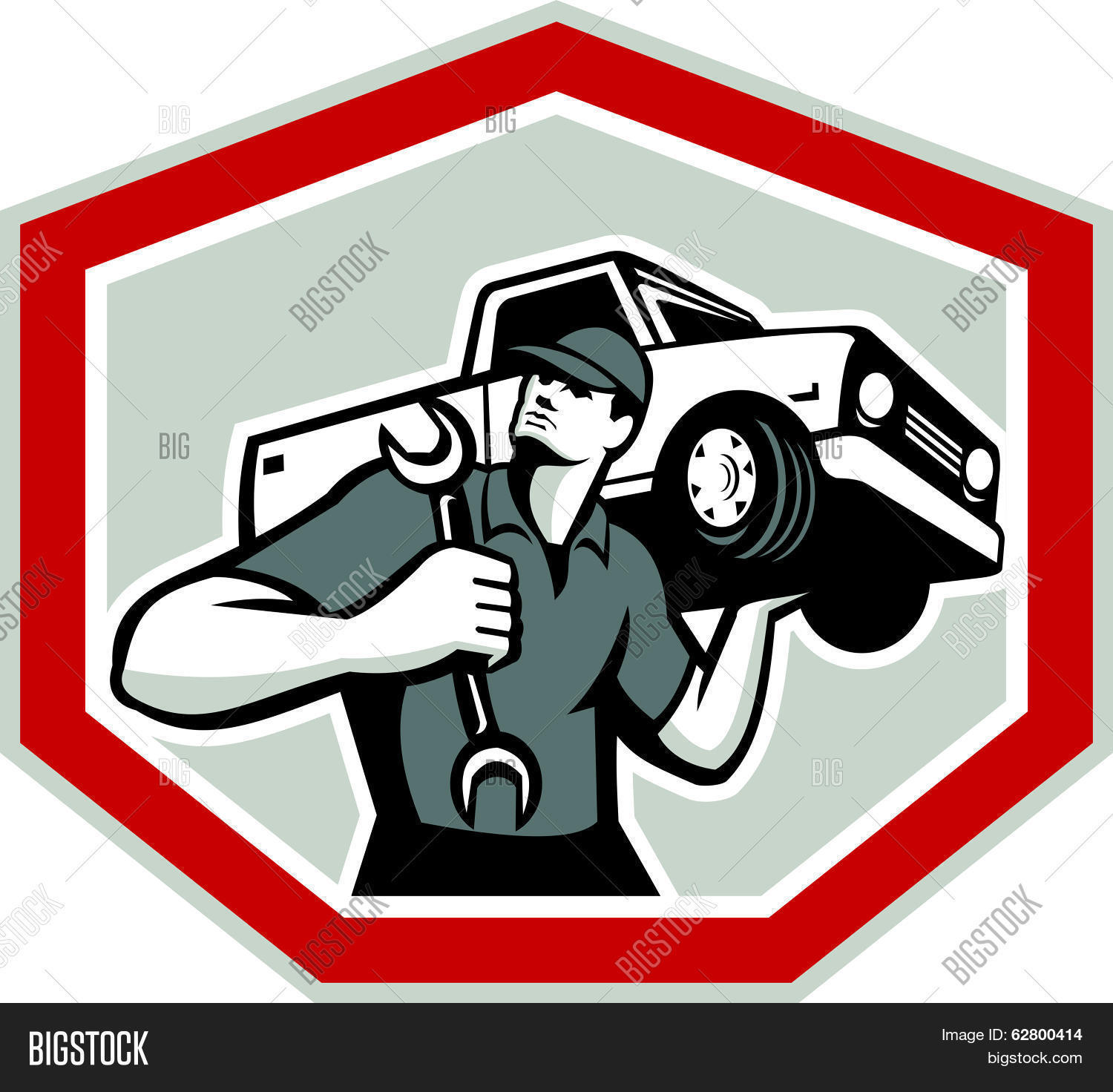 Automotive Mechanic Vector & Photo (Free Trial) | Bigstock