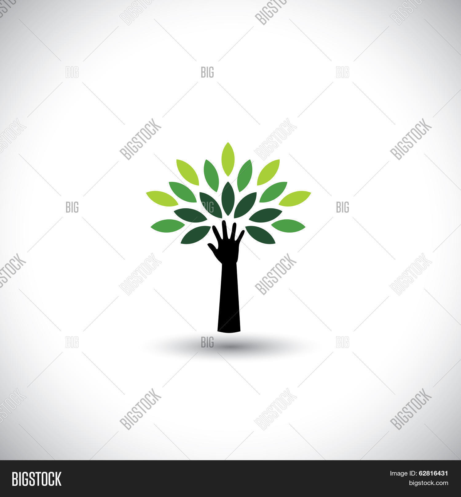 Human Hand & Tree Vector & Photo (Free Trial) | Bigstock