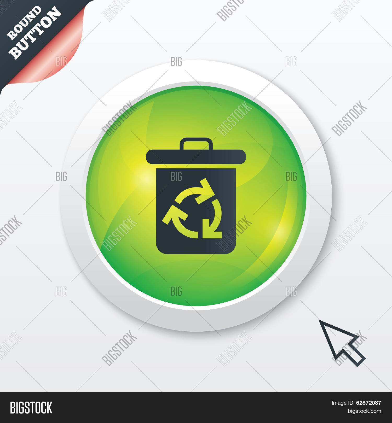 Recycle Bin Icon. Vector & Photo (Free Trial) | Bigstock