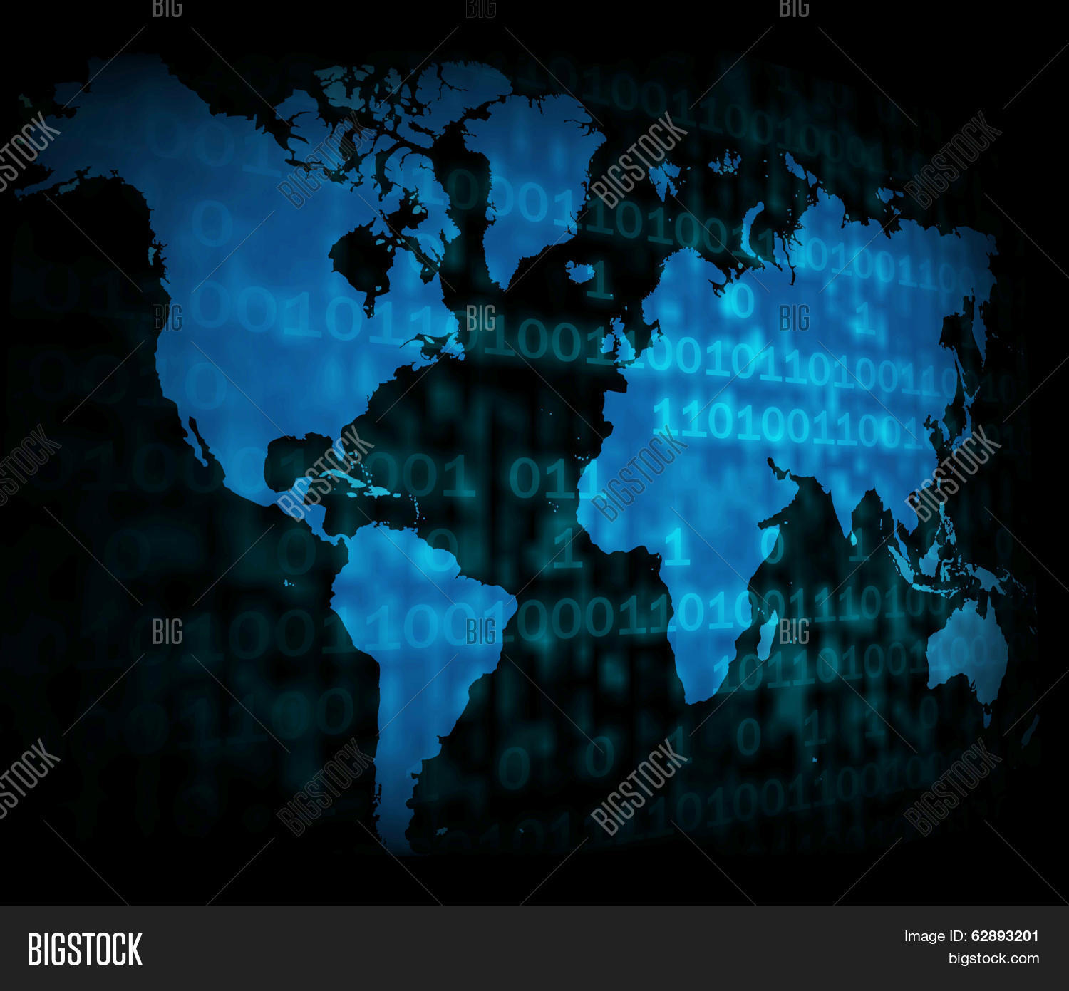 Blank World Map Shows Image & Photo (Free Trial) | Bigstock