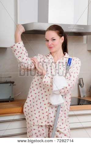 Strong Woman Pyjamas Image & Photo (Free Trial) | Bigstock