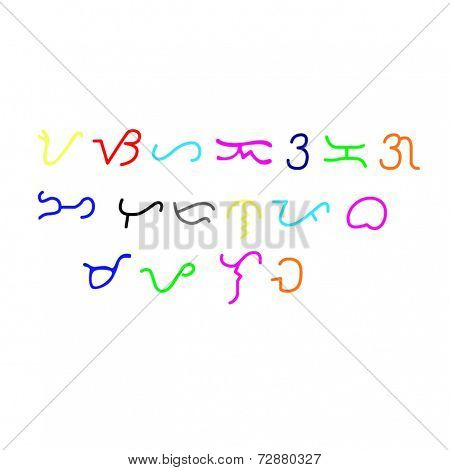 Colorful Alibata Image & Photo (Free Trial) | Bigstock
