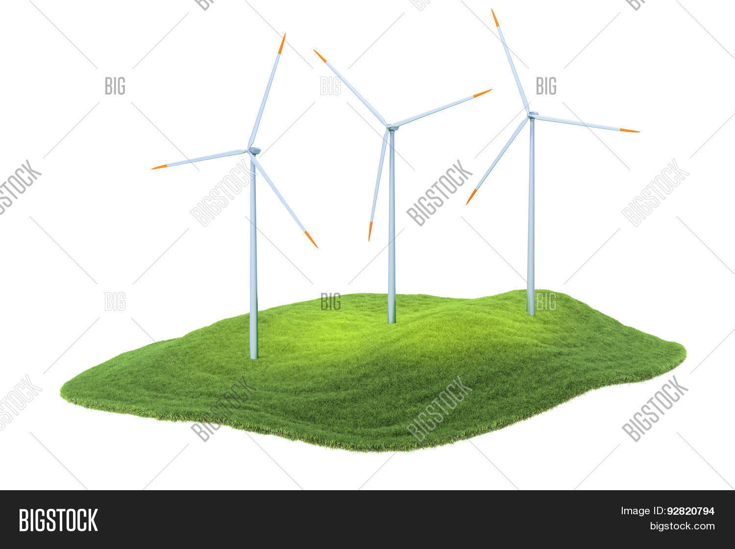 Island Wind Turbines Image & Photo (Free Trial) | Bigstock
