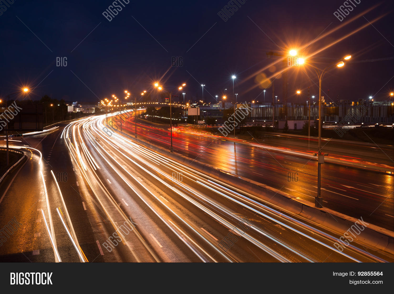 Highway Night Image & Photo (Free Trial) | Bigstock
