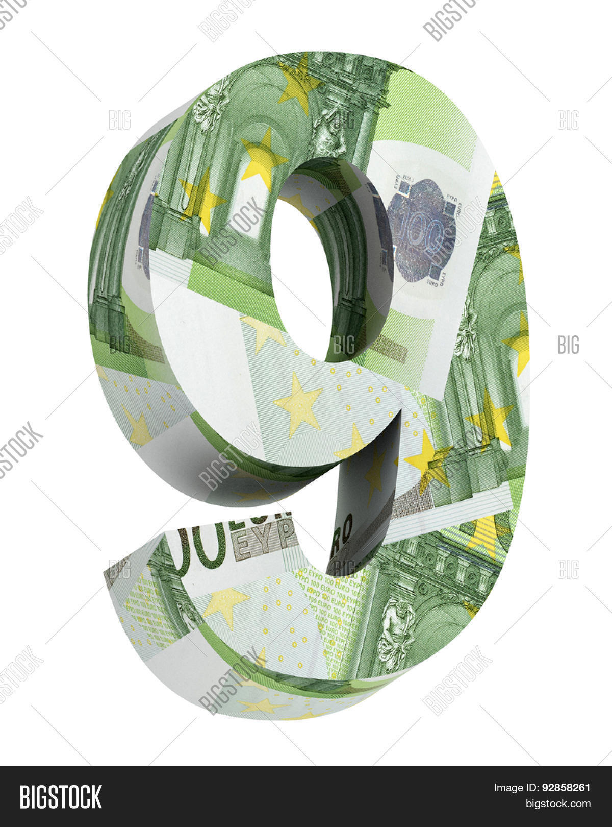 Number Euro Bill Image & Photo (Free Trial) | Bigstock