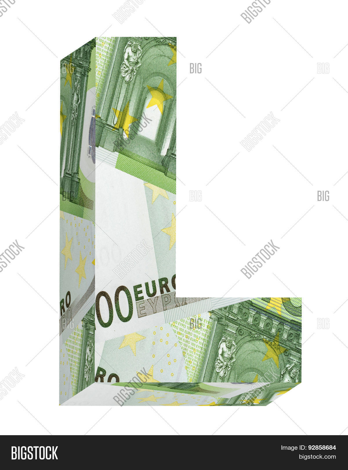 One Letter Euro Bill Image & Photo (Free Trial) | Bigstock