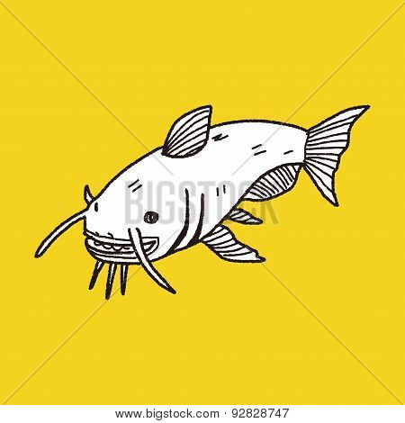 Catfish Doodle Vector & Photo (Free Trial) | Bigstock