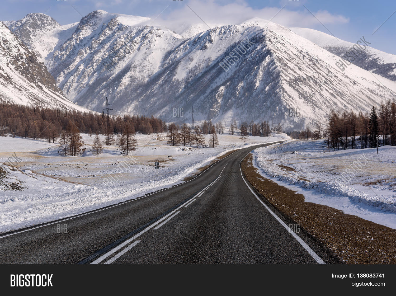 Scenic Winter View Image & Photo (Free Trial) | Bigstock