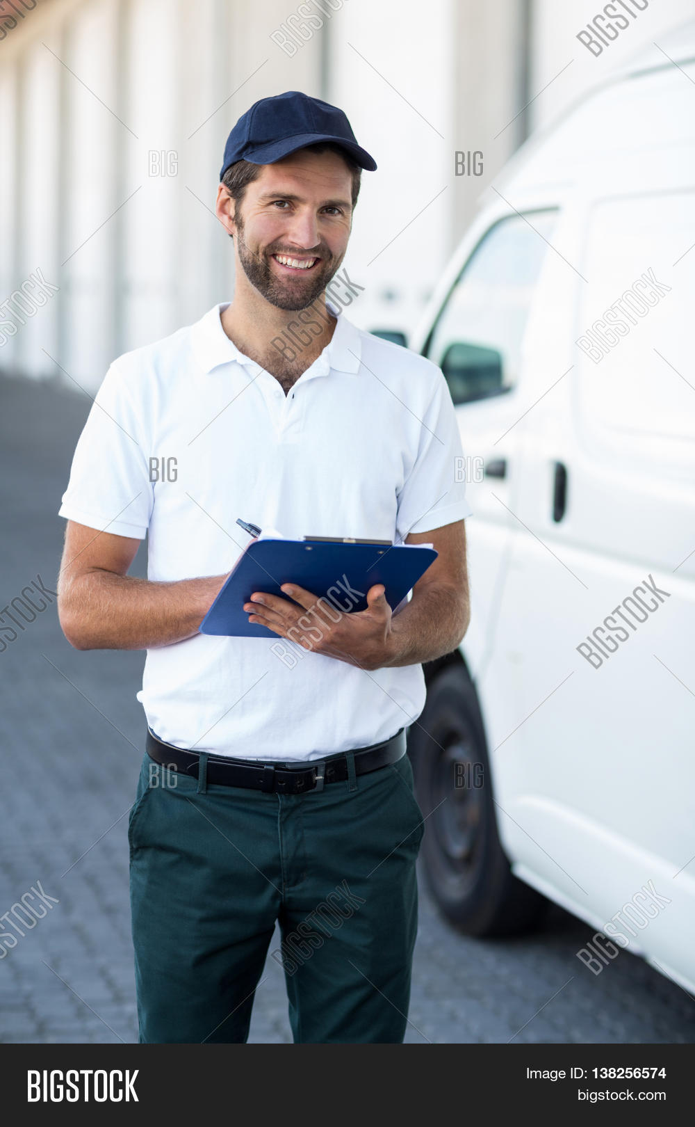Portrait Delivery Man Image & Photo (Free Trial) | Bigstock