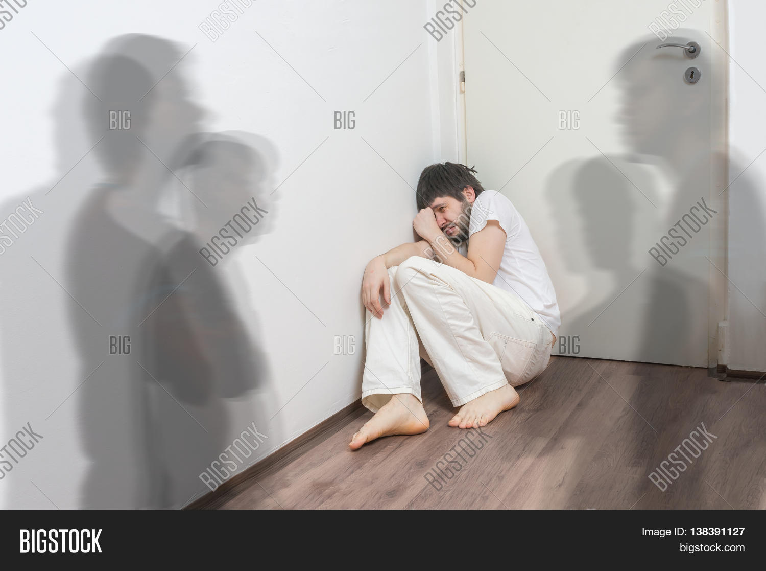 Scared Frightened Man Image & Photo (Free Trial) | Bigstock