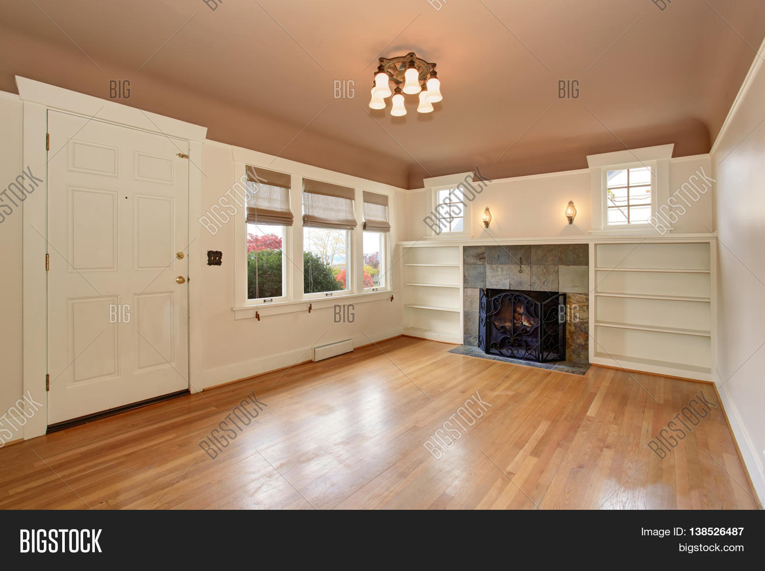 Empty Living Room Image & Photo (Free Trial) | Bigstock