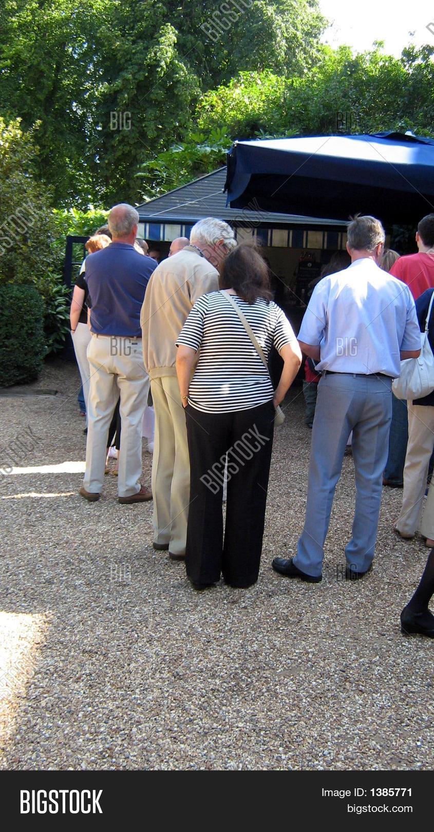 People Waiting Queue. Image & Photo (Free Trial) | Bigstock