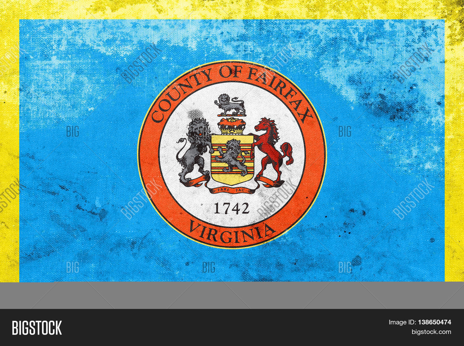 Flag Fairfax County, Image & Photo (Free Trial) | Bigstock