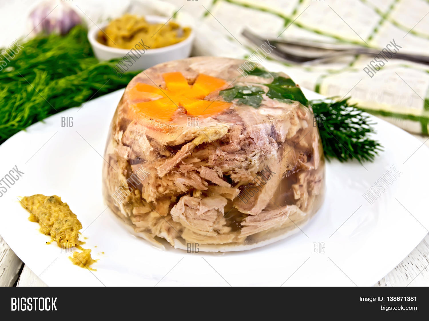 Jellied Pork Meat Beef Image & Photo (Free Trial) | Bigstock