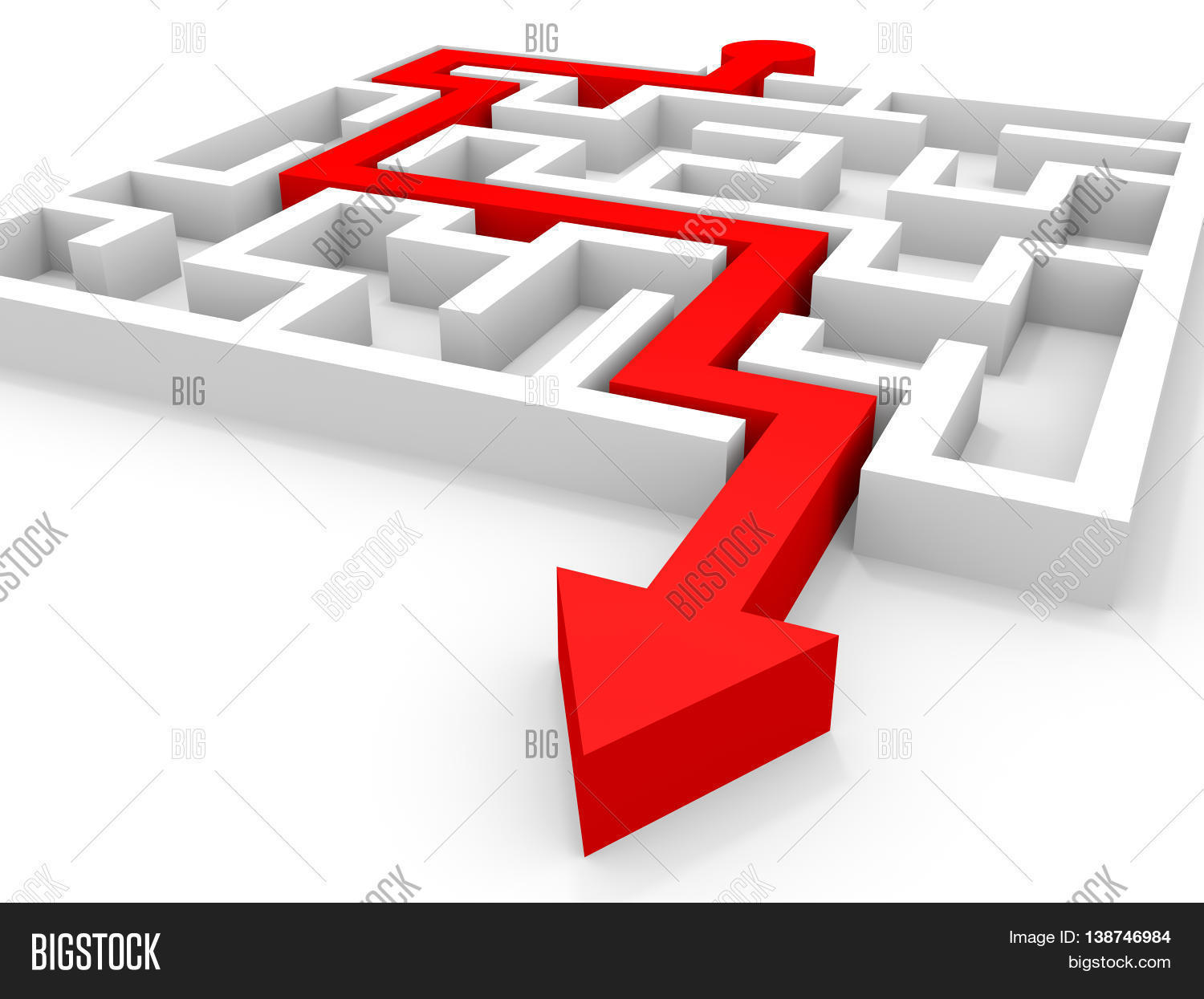 Arrow Going Through Image & Photo (Free Trial) | Bigstock