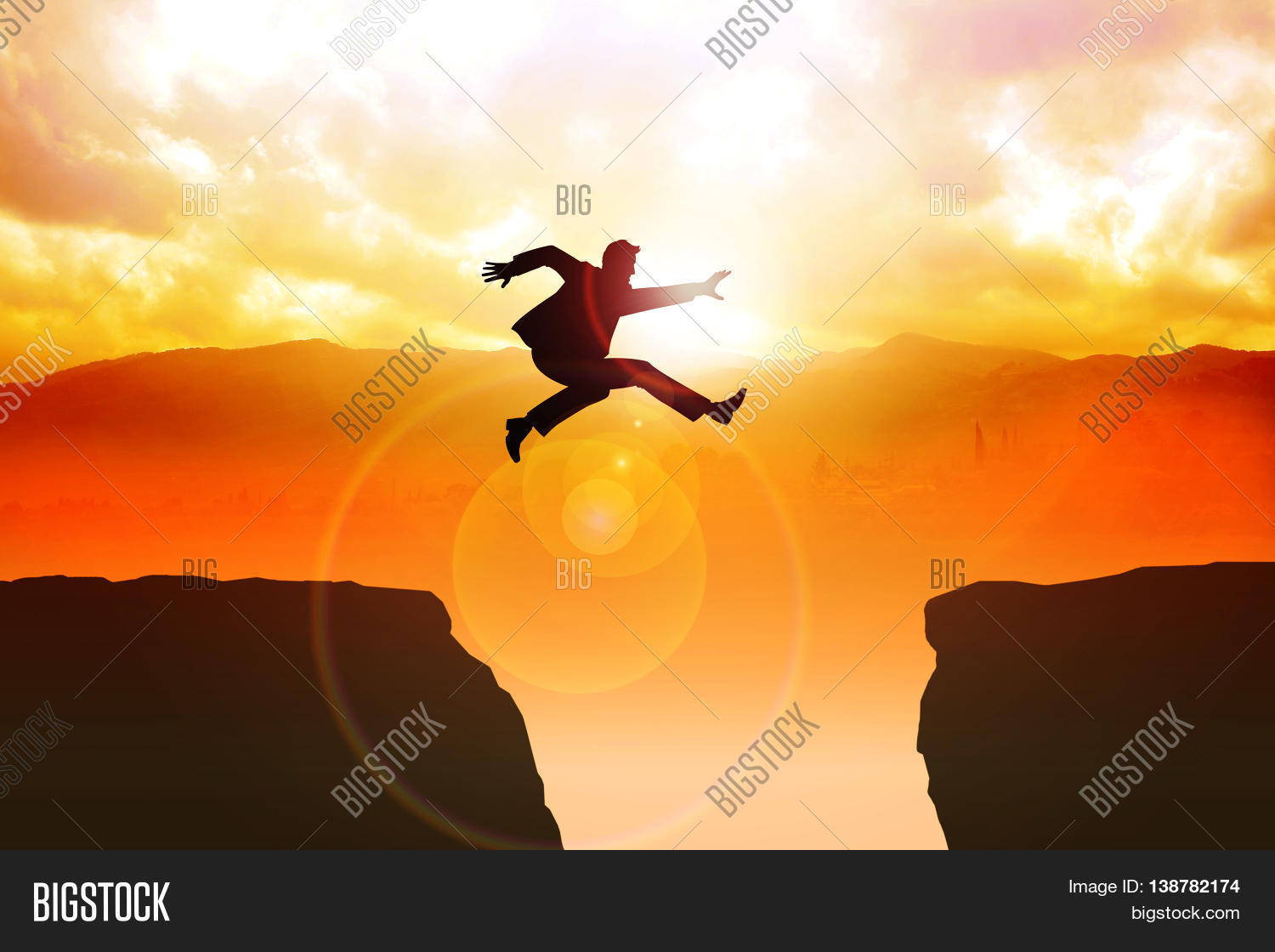 Man Jumping Over Image & Photo (Free Trial) | Bigstock