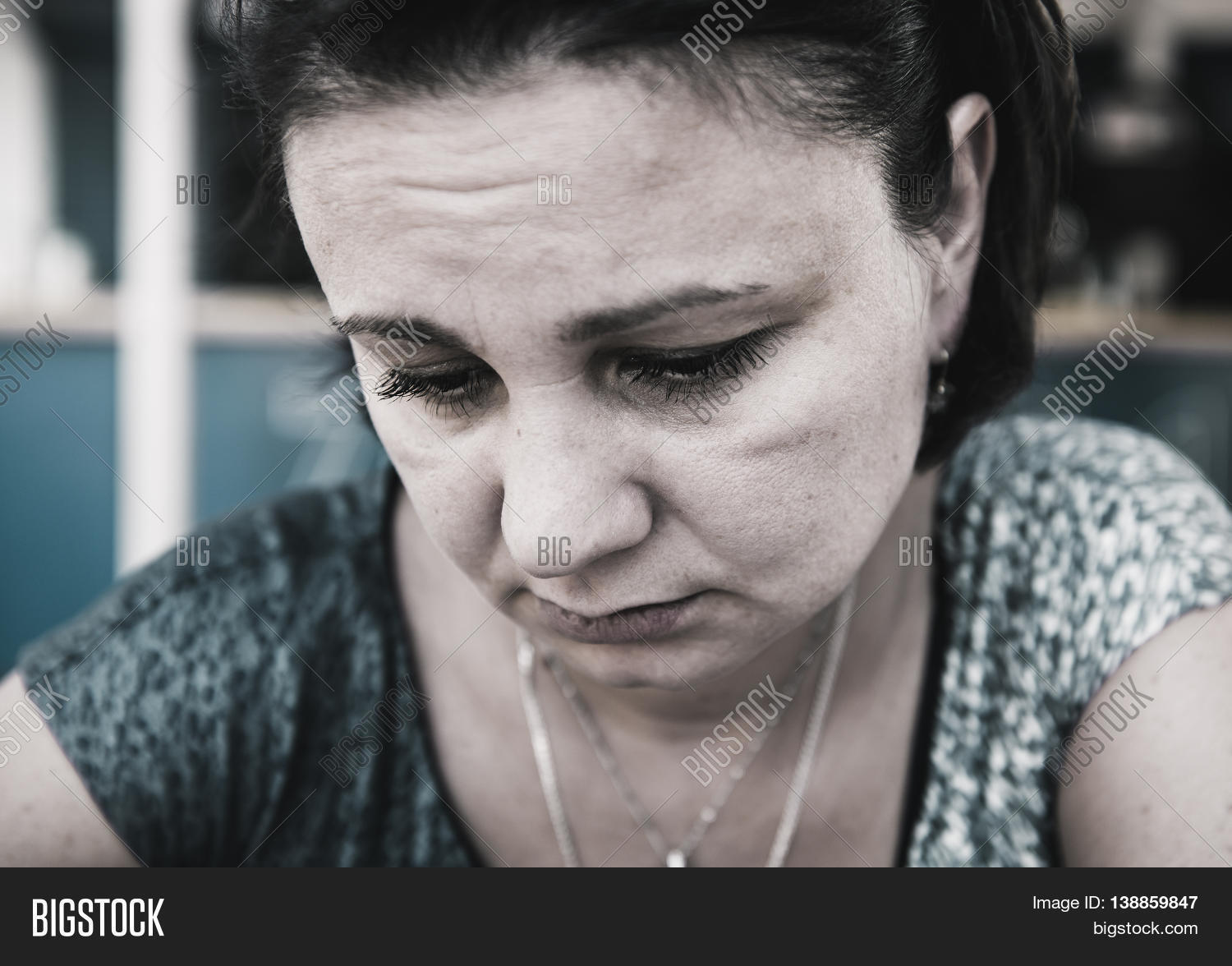 Very Sad Mature Woman Image & Photo (Free Trial) | Bigstock