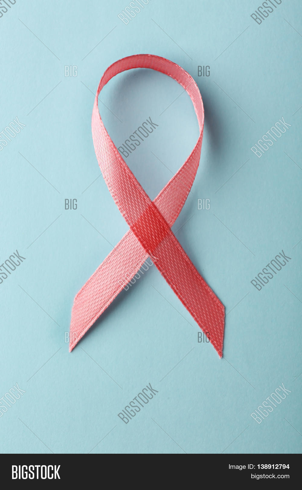 Pink Ribbon Symbol On Image & Photo (Free Trial) | Bigstock