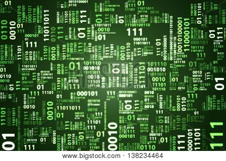 Dark Green Binary Code Image & Photo (Free Trial) | Bigstock