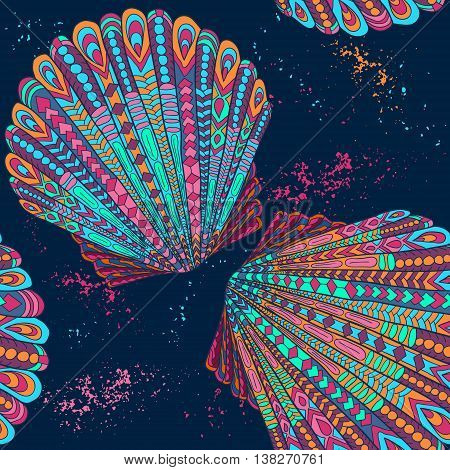 Zentangle Shells Vector & Photo (Free Trial) | Bigstock