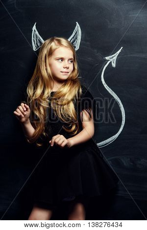 Funny Little Imp Girl Image & Photo (Free Trial) | Bigstock