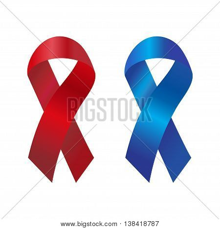 Cancer Ribbon Blue Vector & Photo (Free Trial) | Bigstock