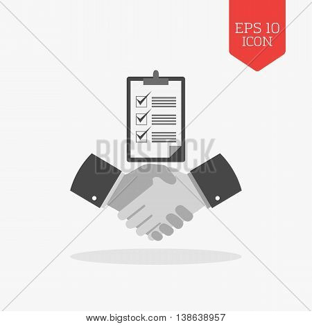 Handshake Checklist Vector & Photo (Free Trial) | Bigstock