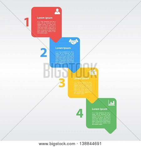 Four Steps Sequence Vector & Photo (Free Trial) | Bigstock