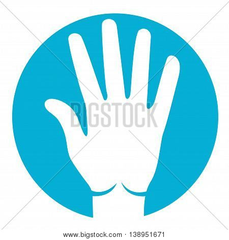 Five Fingers Icon Vector & Photo (Free Trial) | Bigstock