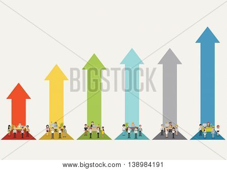 Bar Chart Business Vector & Photo (Free Trial) | Bigstock