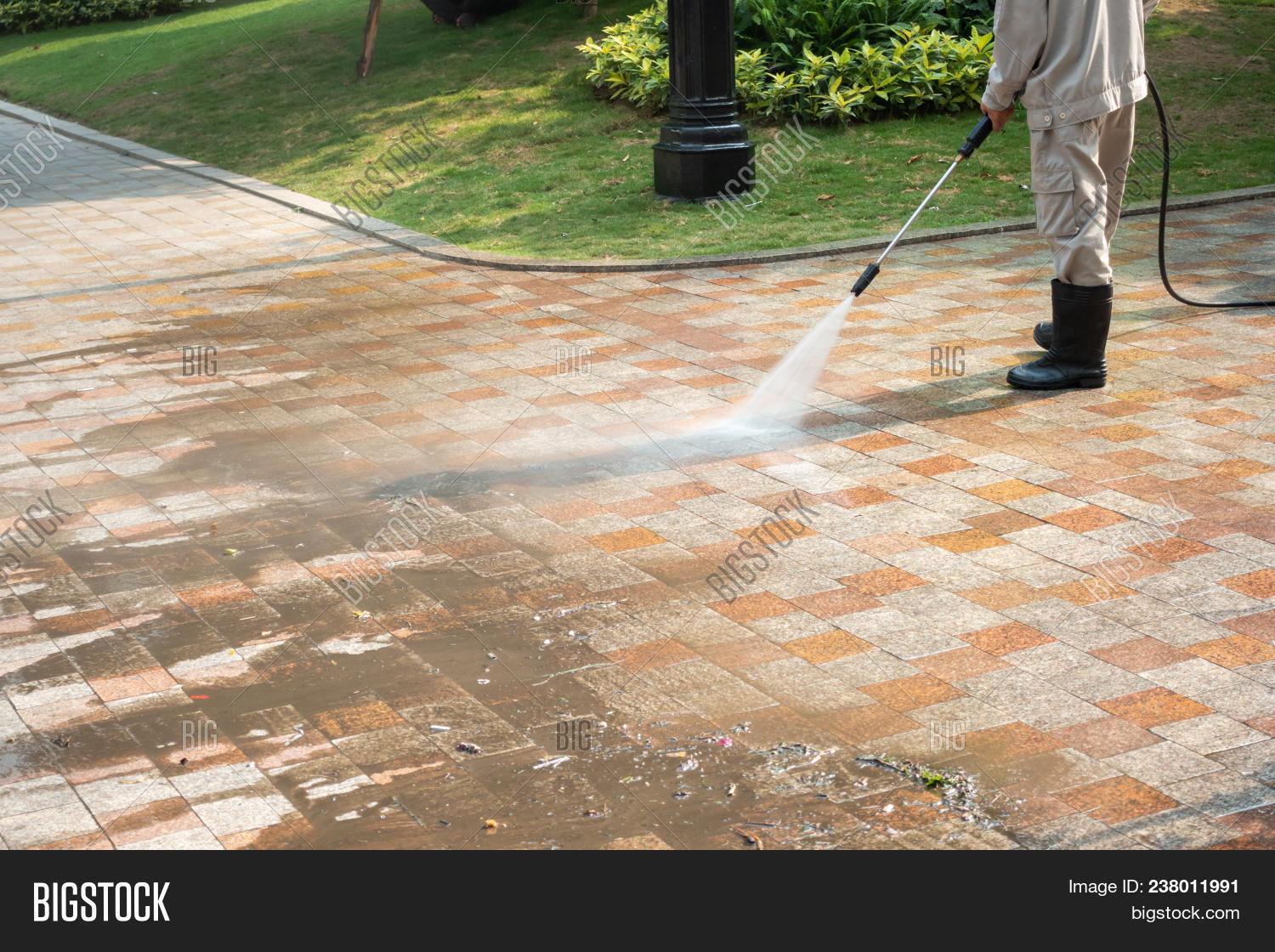 Outdoor Floor Cleaning Image & Photo (Free Trial) | Bigstock