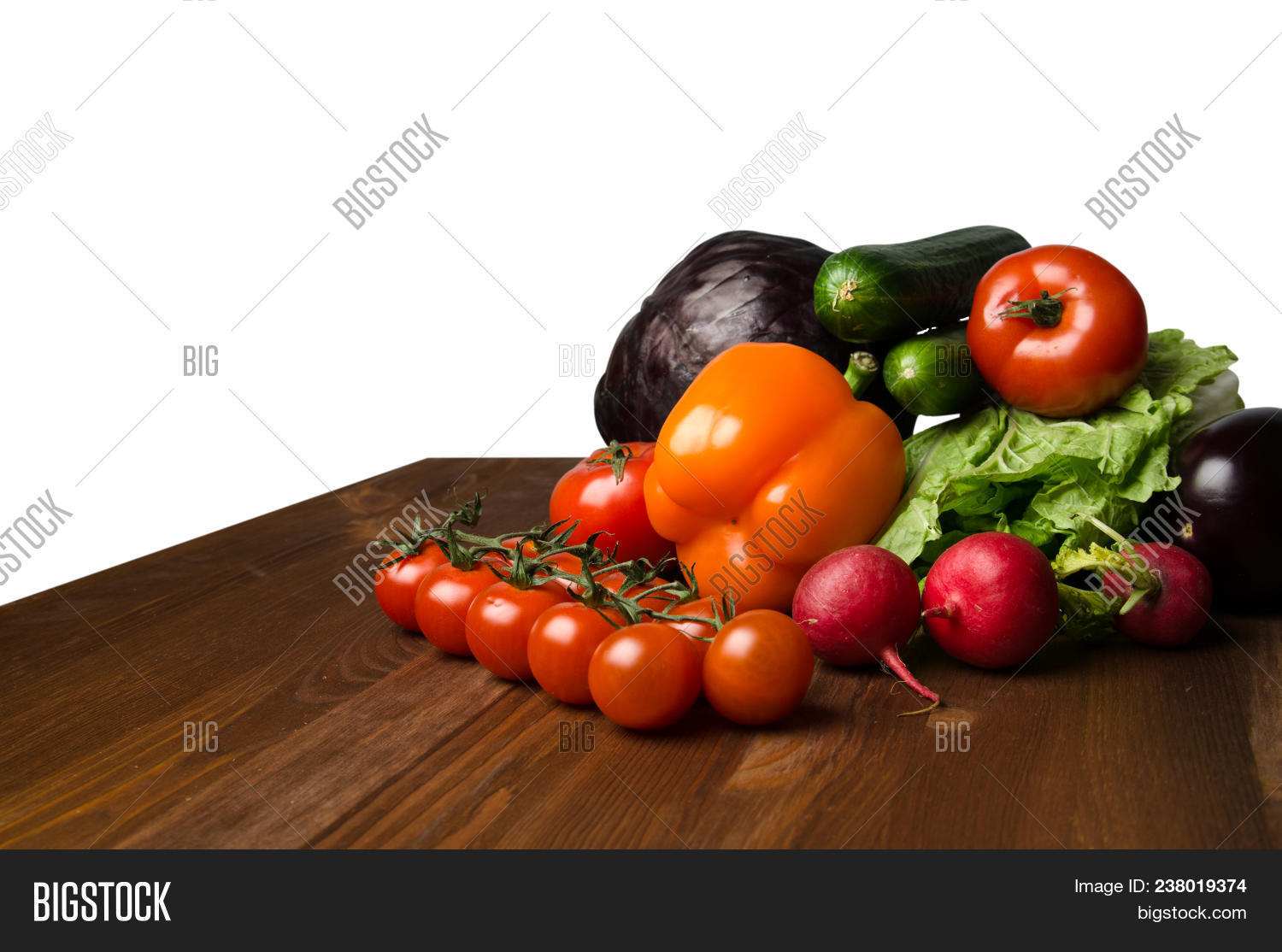 Vegetables On Table Image & Photo (Free Trial) | Bigstock