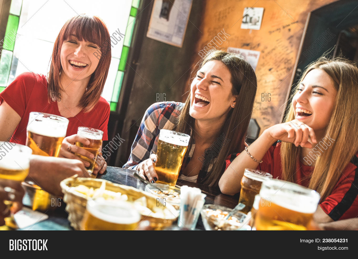 Happy Girlfriends Image & Photo (Free Trial) | Bigstock