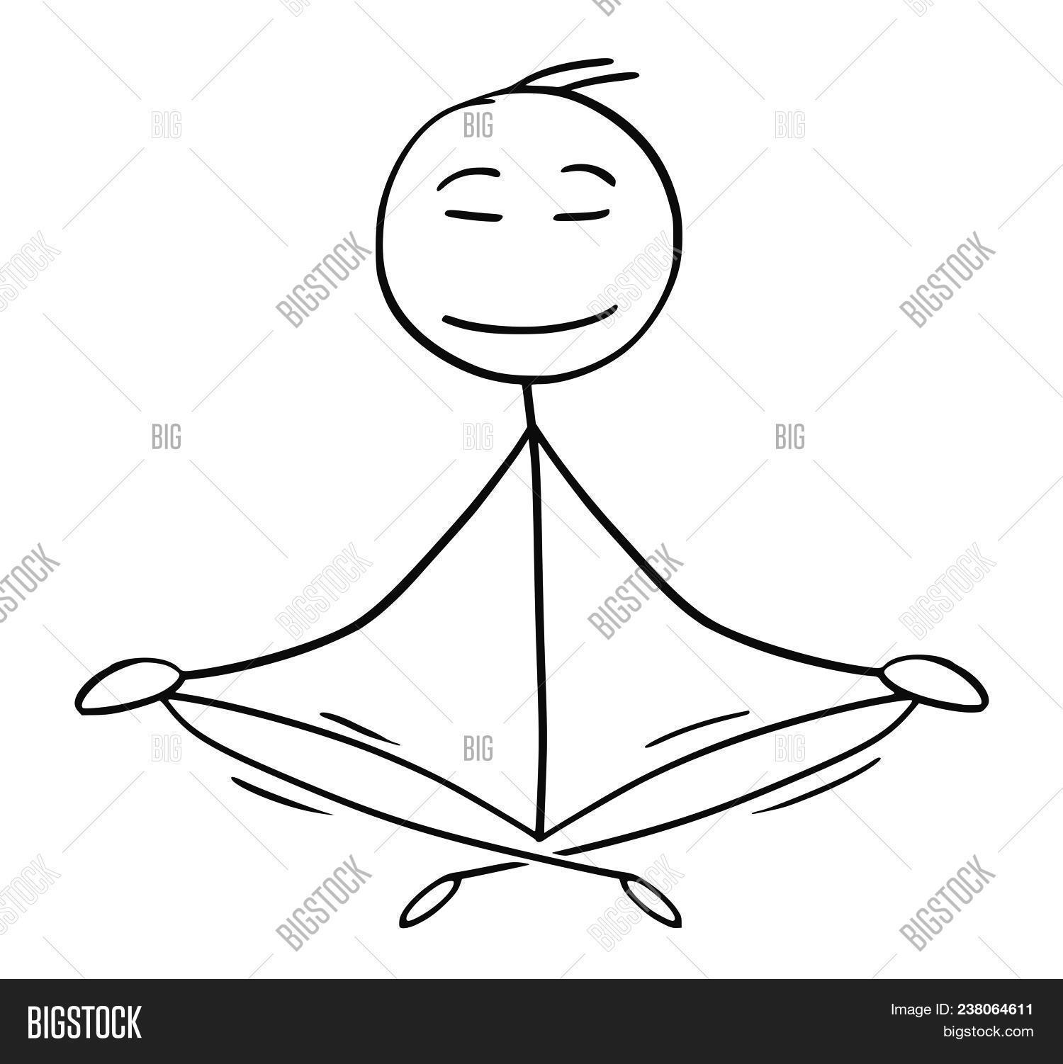 Cartoon Stick Man Image & Photo (Free Trial) | Bigstock