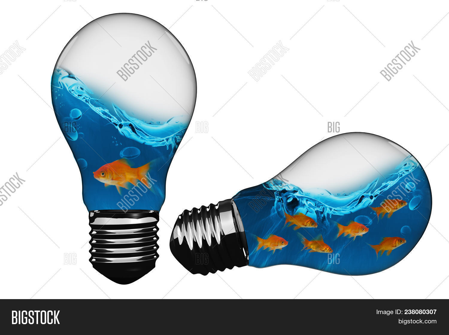 3D Empty Light Bulb Image & Photo (Free Trial) | Bigstock
