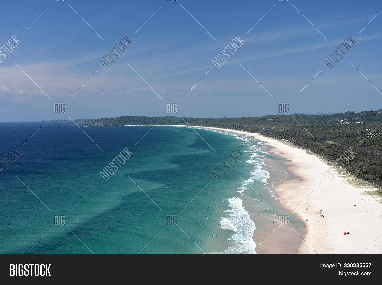 Tallow Beach Viewed Image & Photo (Free Trial) | Bigstock