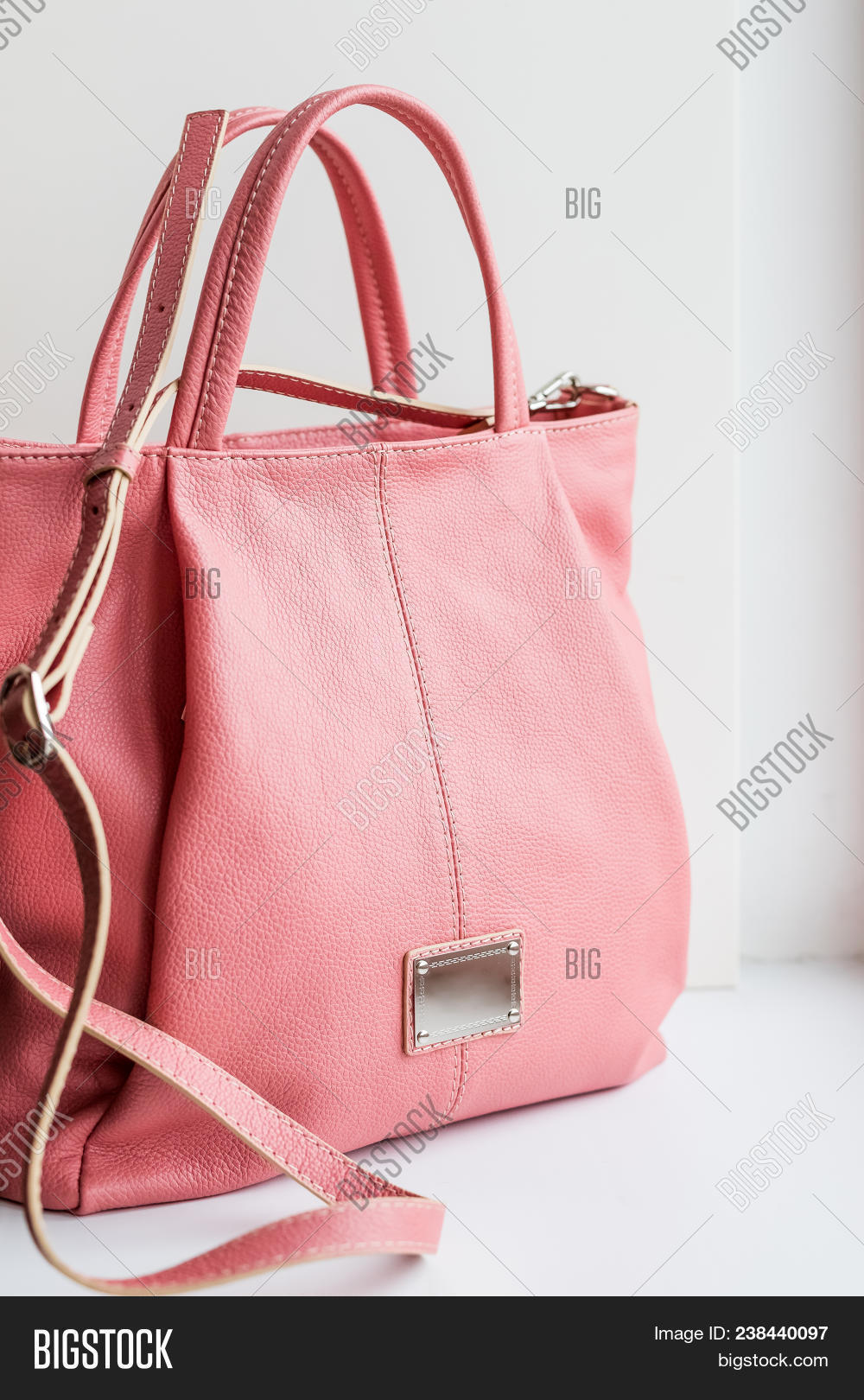 Pink Bag.pink Leather Image & Photo (Free Trial) | Bigstock
