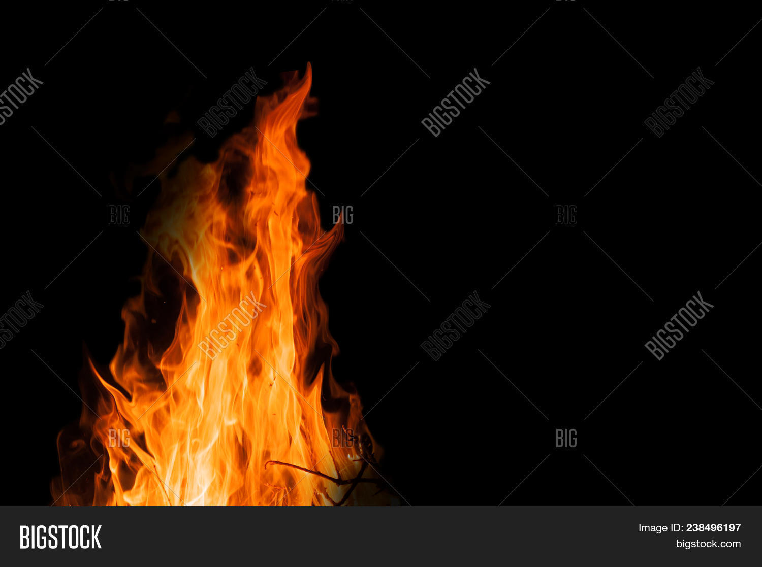 Beautiful Fire Flames Image & Photo (Free Trial) | Bigstock