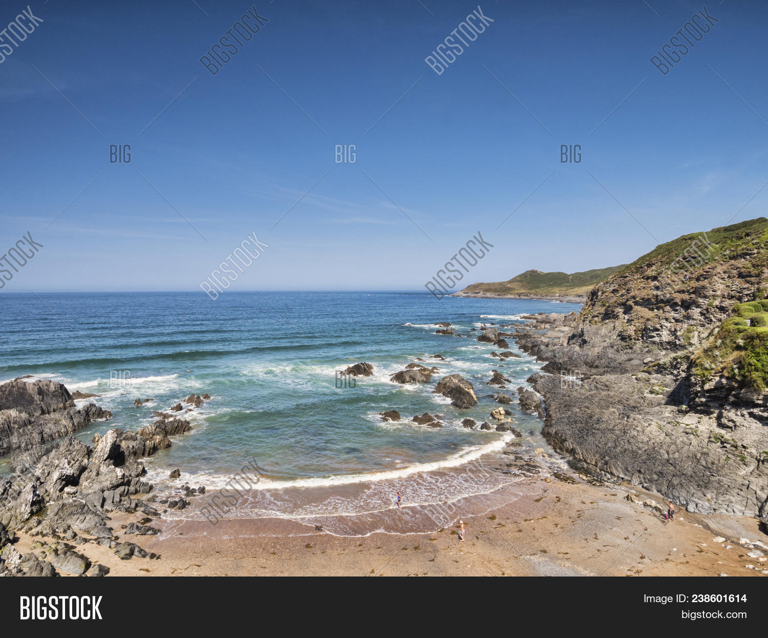 Combesgate Beach, Image & Photo (Free Trial) | Bigstock