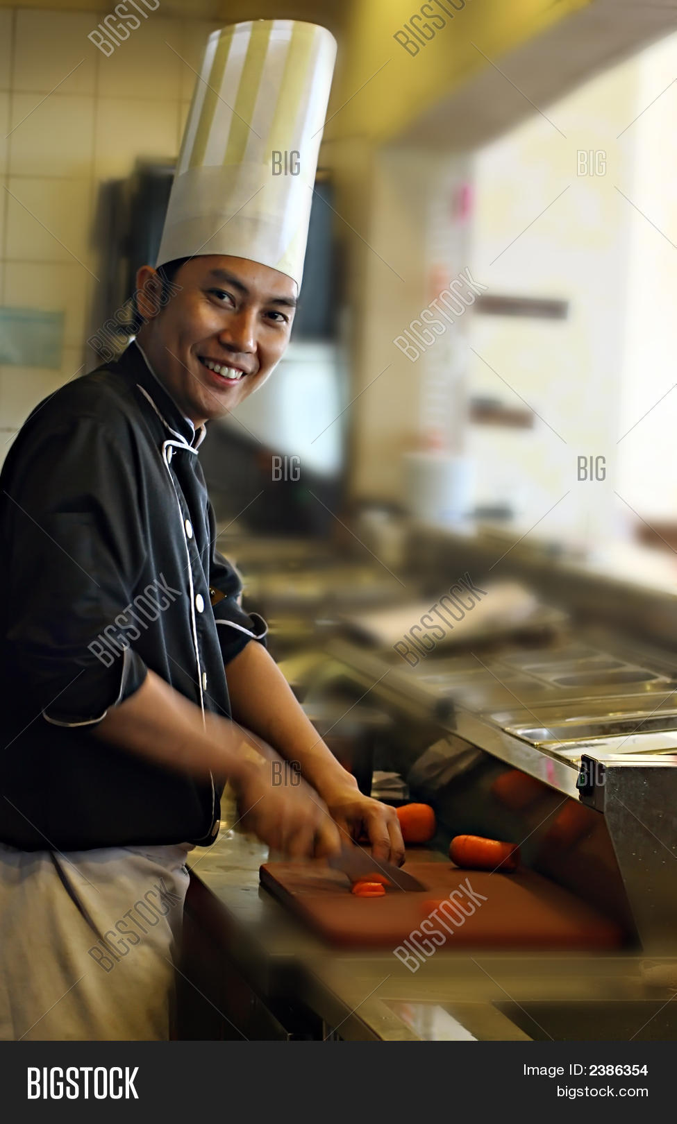 Chef Cooking Smile Image & Photo (Free Trial) | Bigstock