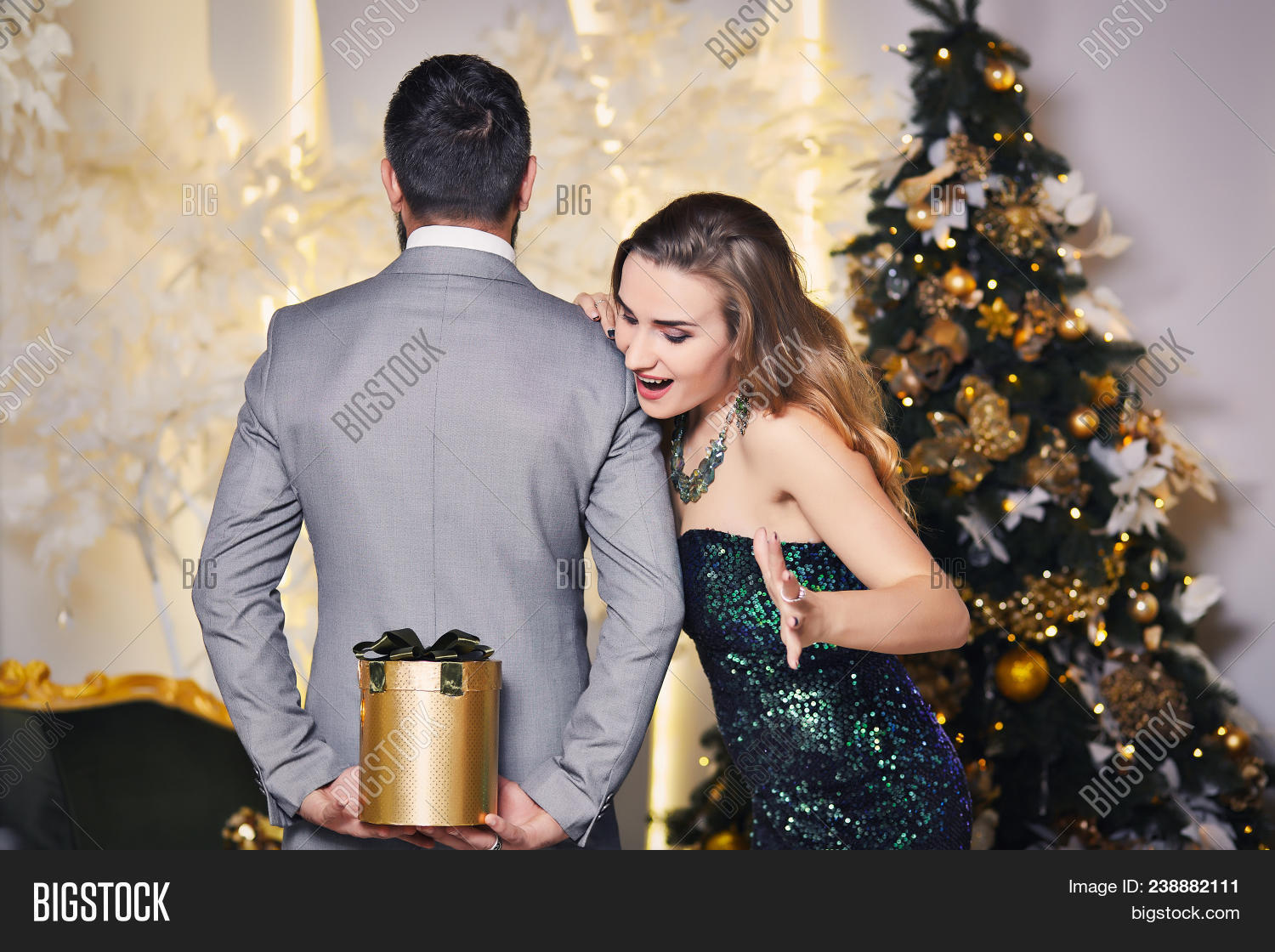 Guy Hiding Christmas Image & Photo (Free Trial) | Bigstock
