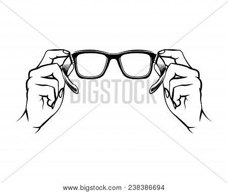 Eyeglasses Icon. Vector & Photo (Free Trial) | Bigstock